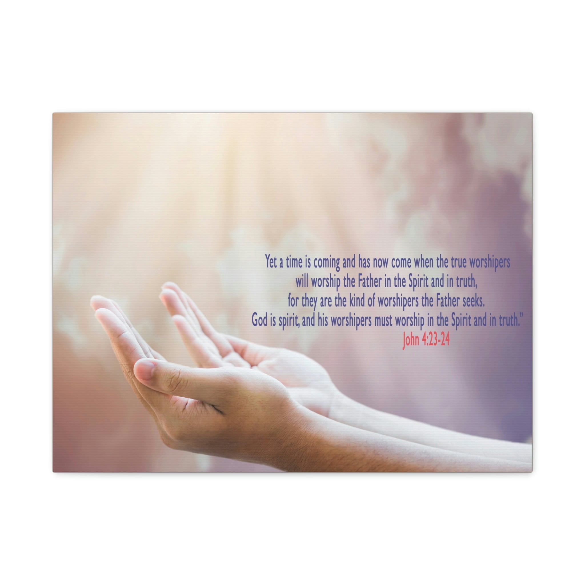 Scripture Walls John 4:24 God Is Spirit Bible Verse Canvas Christian ...