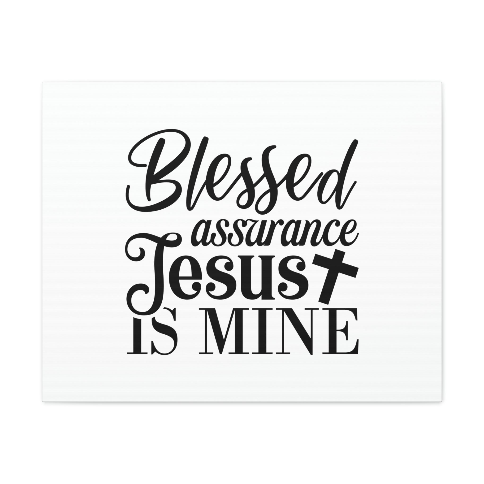 Scripture Walls John 5:24 Blessed Assurance Jesus Is Mine Bible Verse ...