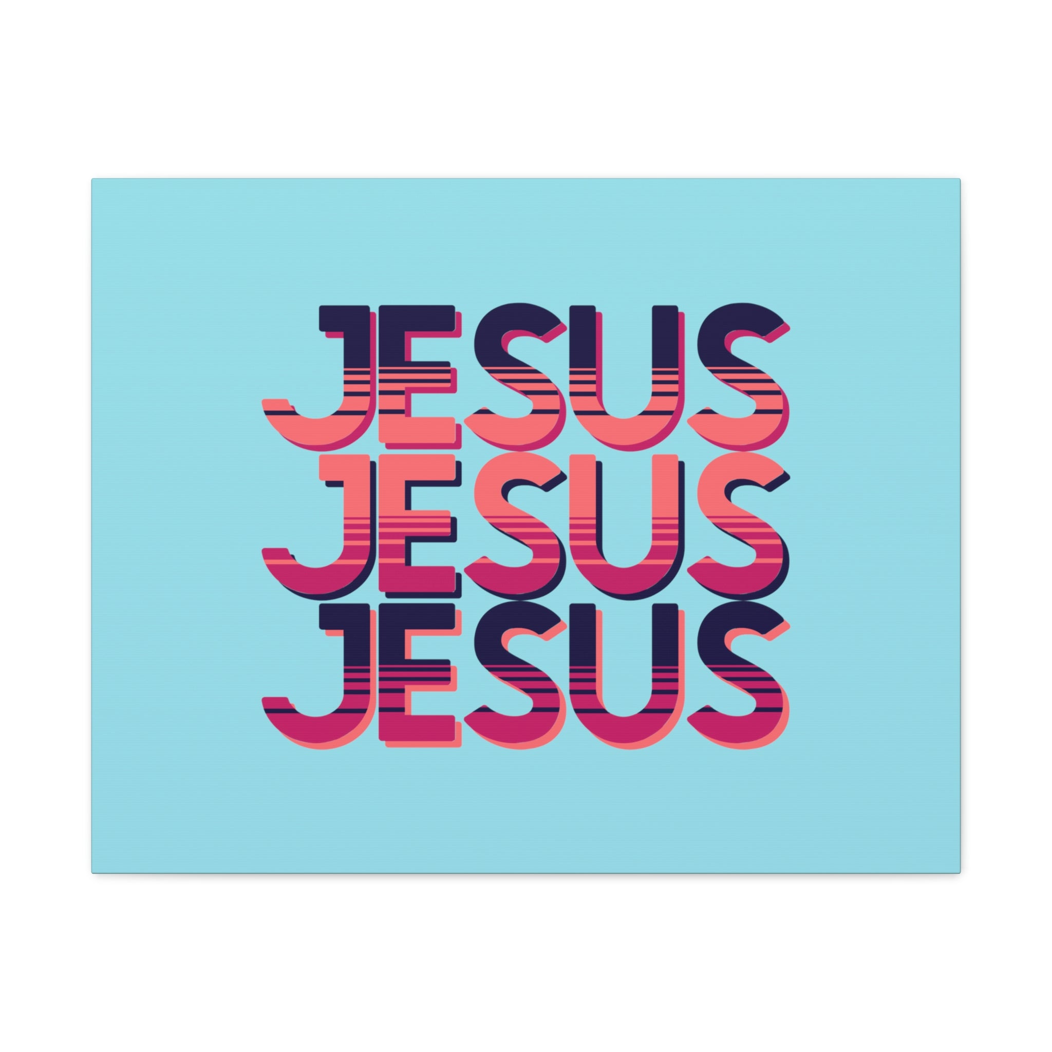 Scripture Walls John 8:12 Jesus Sunset Blue Bible Verse Canvas ...