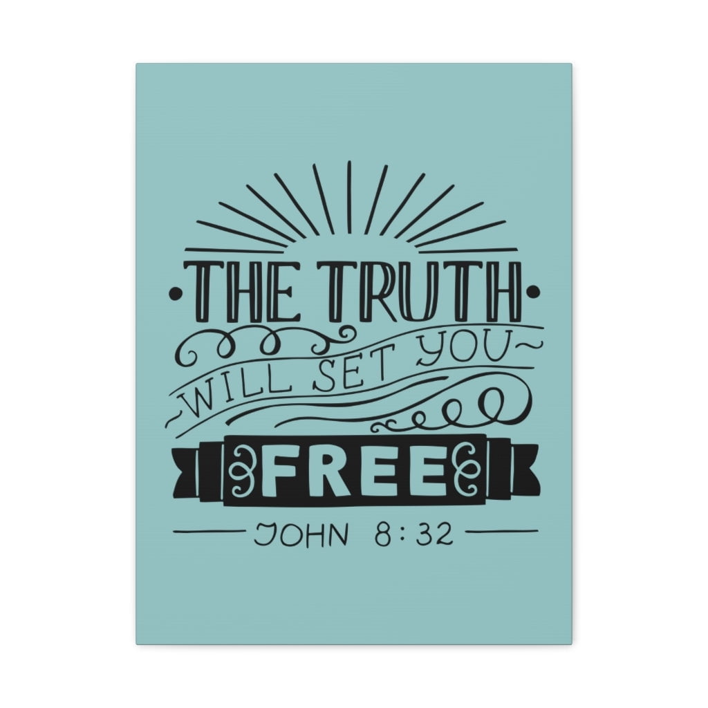 Scripture Walls John 8:32 The Truth Will Set You Free Bible Verse ...