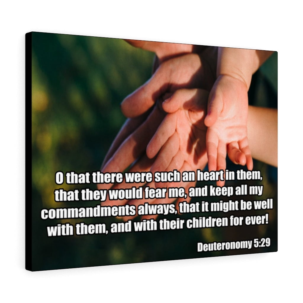 Scripture Walls Keep All My Commandments Deuteronomy 5:29 Bible Verse ...