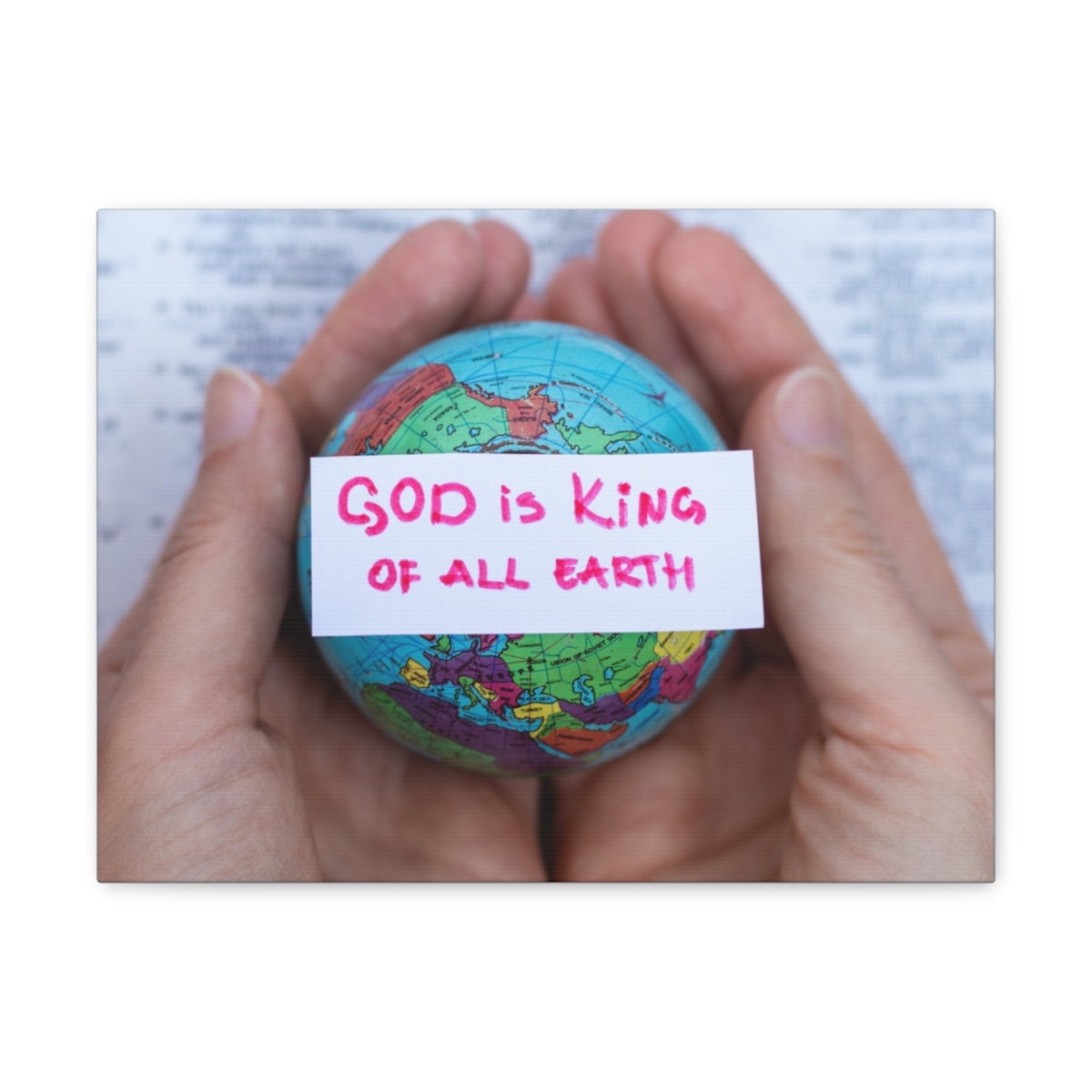 Scripture Walls Psalm 29:10 King Of All Earth Christian Wall Art Bible ...