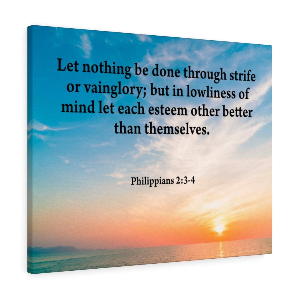 Scripture Walls Let Nothing Be Done Philippians 2:3-4 Bible Verse ...
