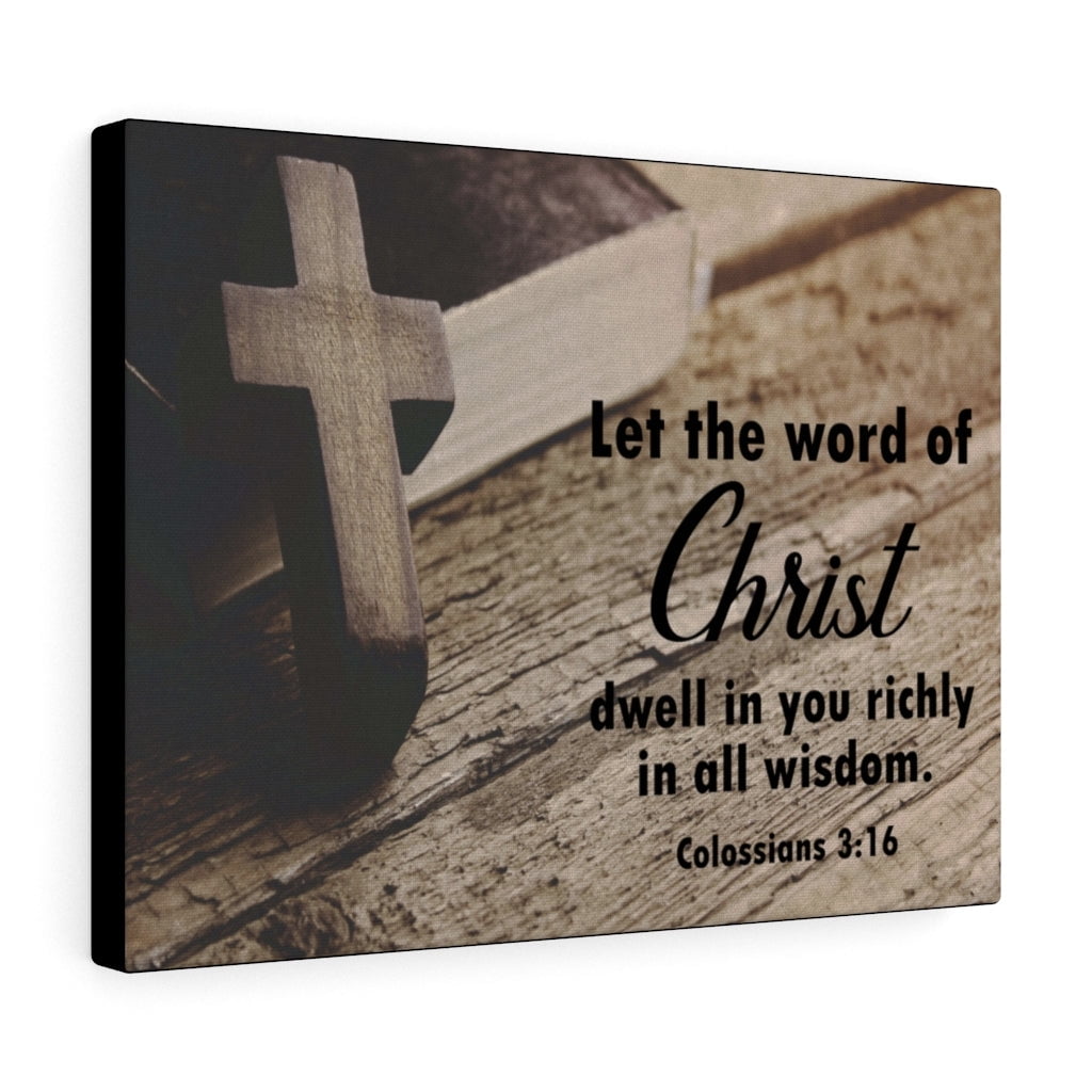Scripture Walls Let The Word of Christ Colossians 3:16 Wall Art ...