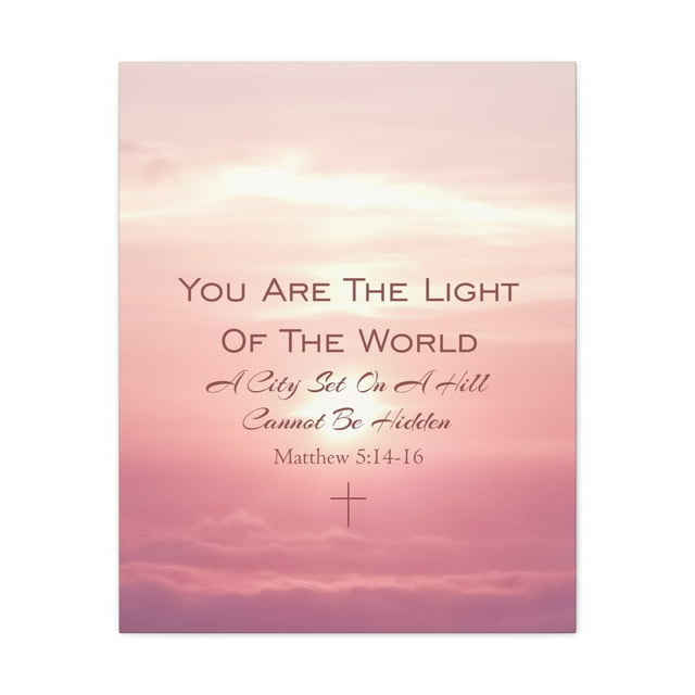 Scripture Walls Light Of The World Matthew 5:14-16 Christian Wall Art ...