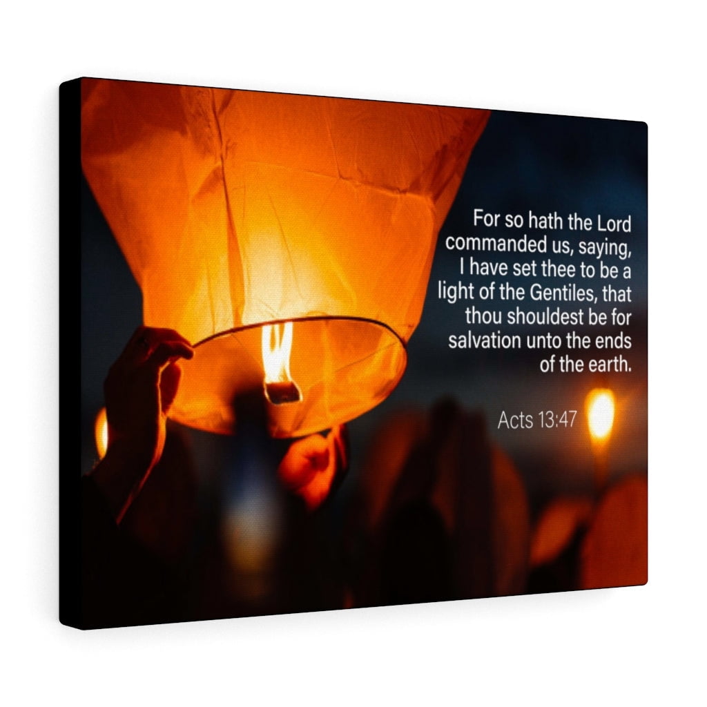 Scripture Walls Light of the Gentiles Acts 13:47 Christian Home Decor ...
