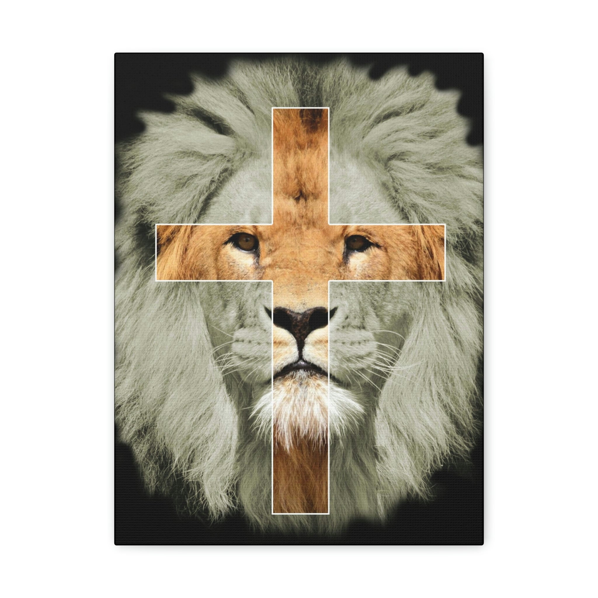 Scripture Walls Lion of Judah Revelation 5:5 Cross on Lion Bible Verse ...