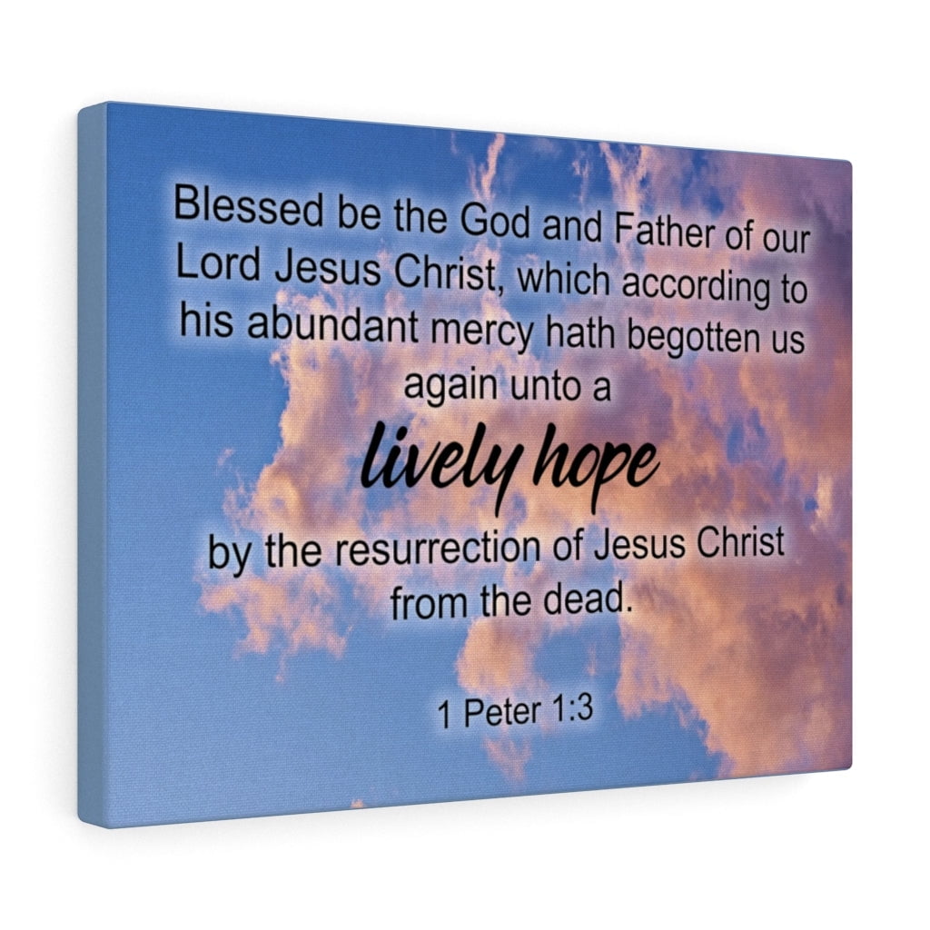Scripture Walls Lively Hope 1 Peter 1:3 Bible Verse Canvas Christian ...