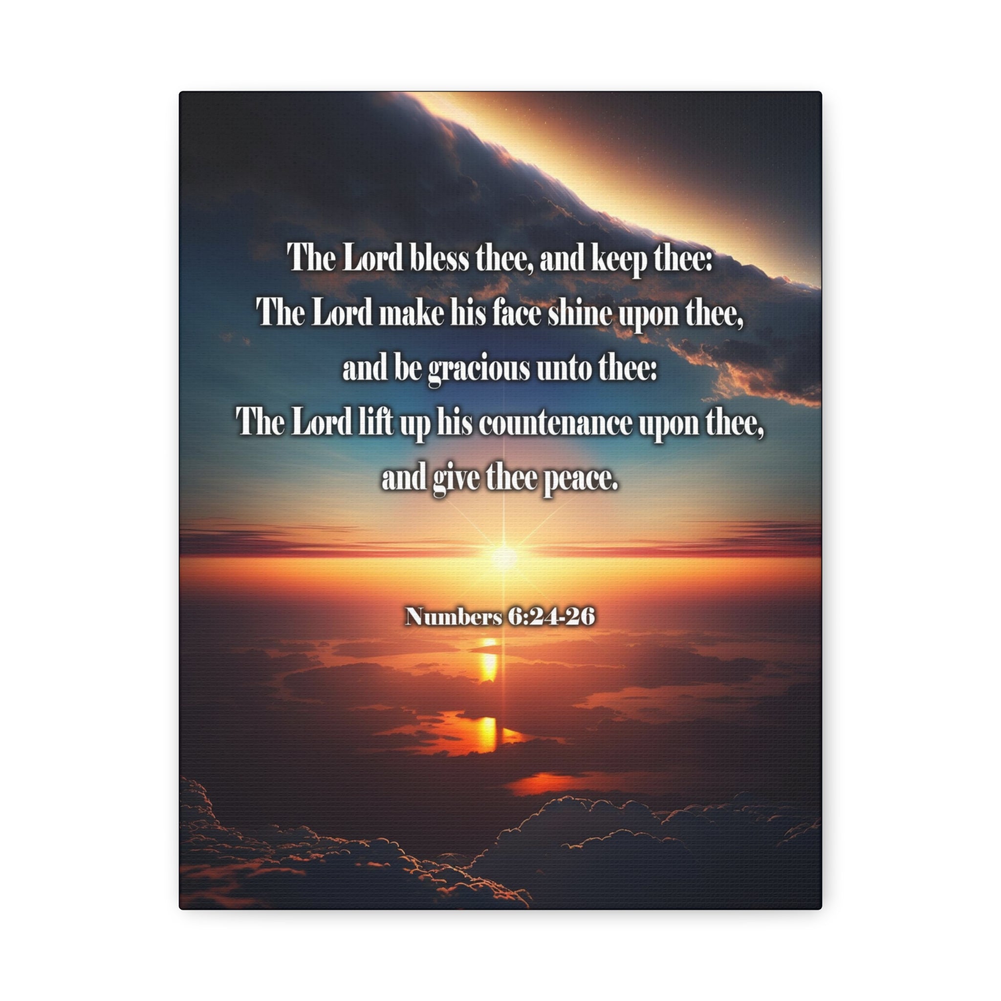 Scripture Walls Lord Bless Numbers 6:24-26 Christian Wall Art Print ...