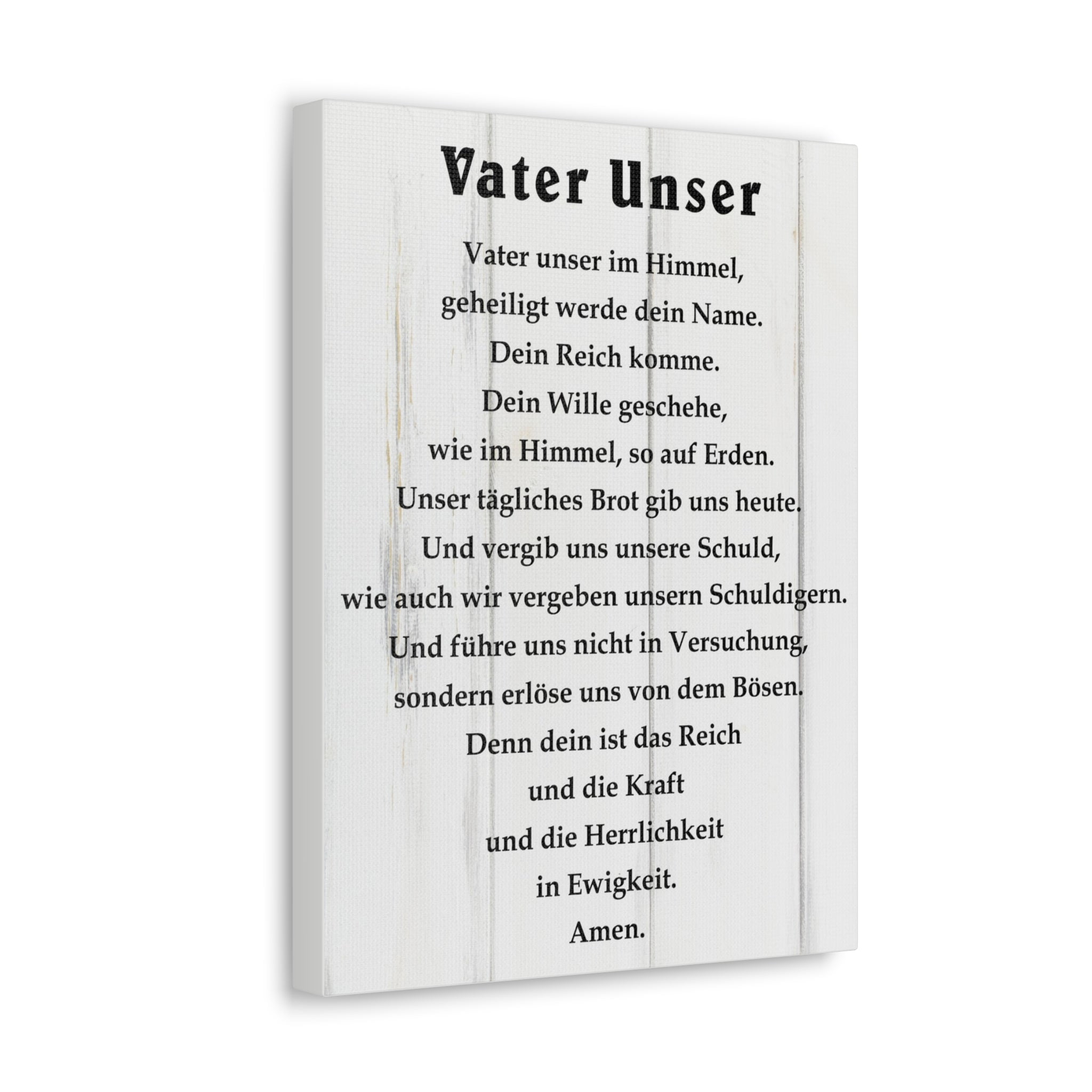 Scripture Walls Lord's Prayer Vater Unser German Wood Bible Verse ...