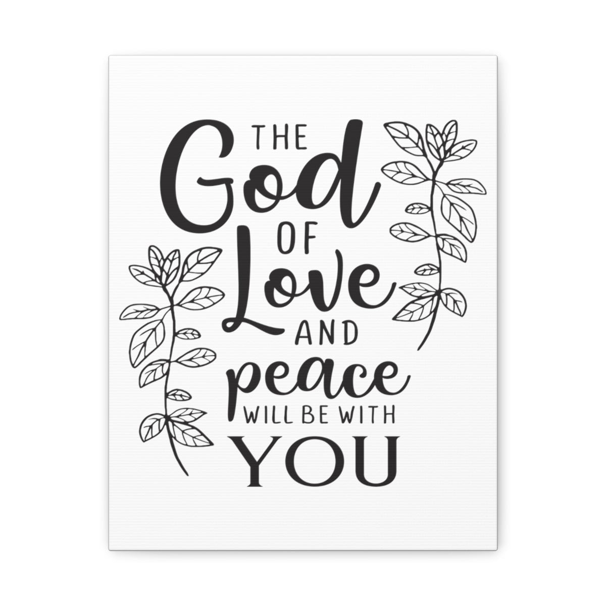 Scripture Walls Love And Peace Romans 15:33 Christian Wall Art Print ...
