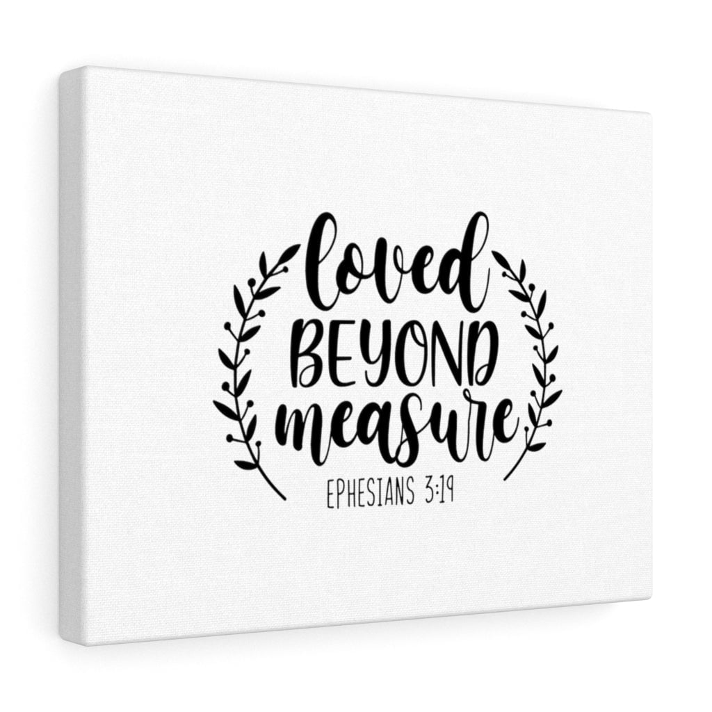 Scripture Walls Love Beyond Measure Ephesians 3:19 Bible Verse Canvas ...