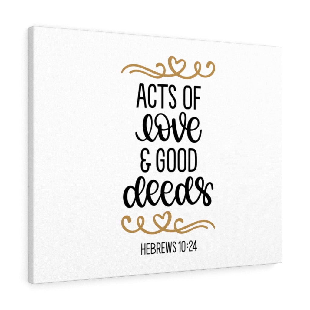 Scripture Walls Love & Good Deeds Hebrews 10:24 Bible Verse Canvas ...