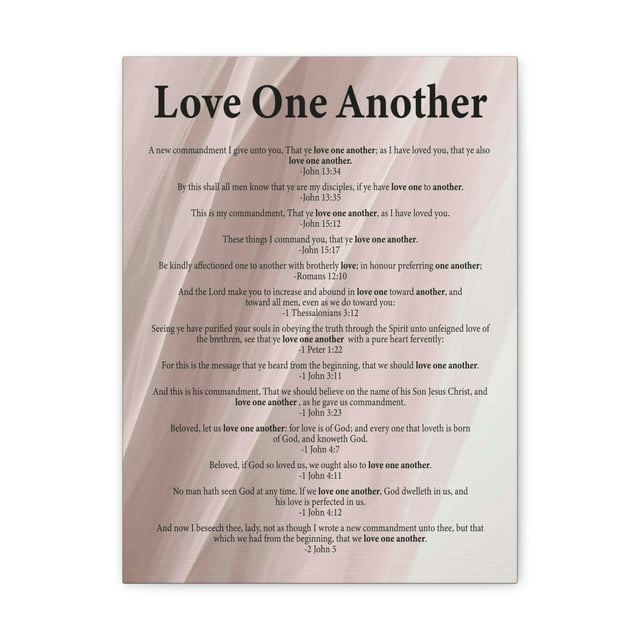 Scripture Walls Love One Another John 13:34 Christian Wall Art Ready to ...