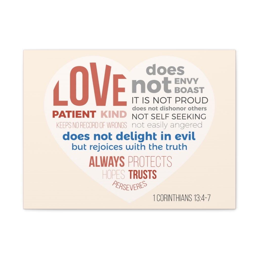 Scripture Walls Love Patient Kind 1 Corinthians 13:4-7 Christian Wall ...