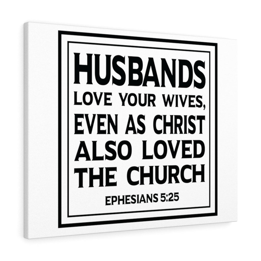 Scripture Walls Loved The Church Ephesians 5:25 Bible Verse Canvas ...