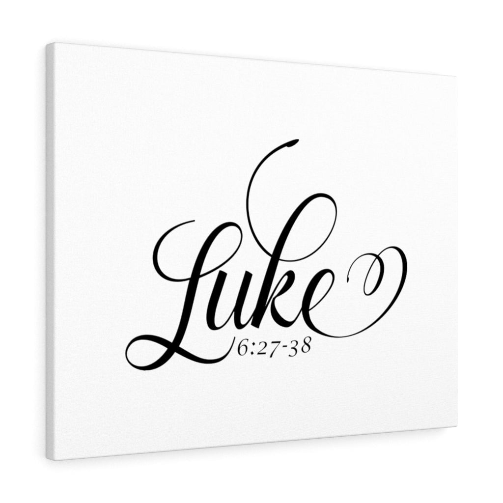 Scripture Walls Luke 6:27-38 Bible Verse Canvas Christian Wall Art ...