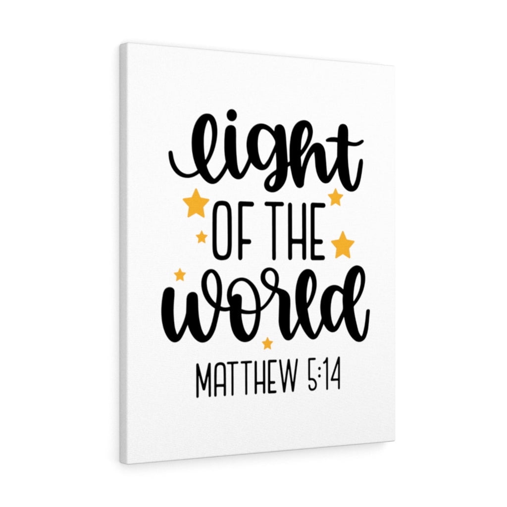Scripture Walls Matthew 5:14 Light of The World Stars Bible Verse ...