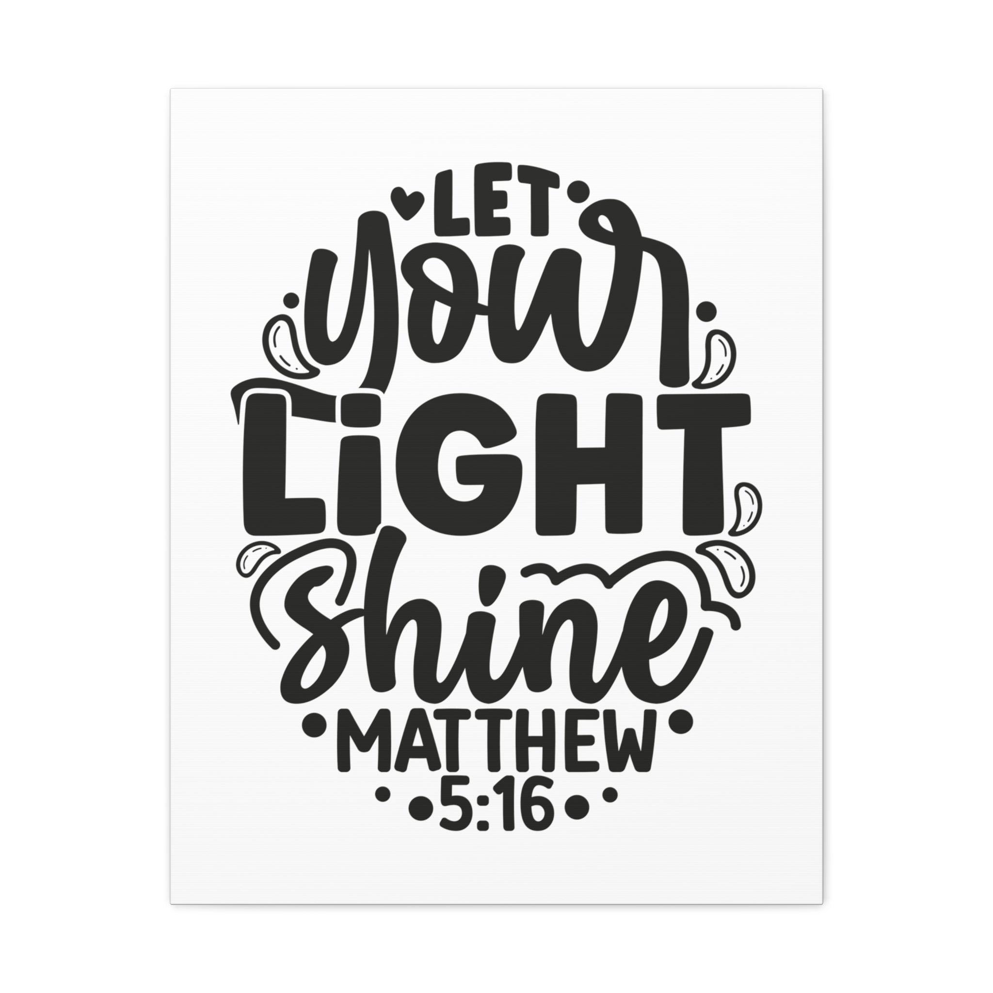 Scripture Walls Matthew 5:16 Let Your Light Shine Circle Bible Verse ...