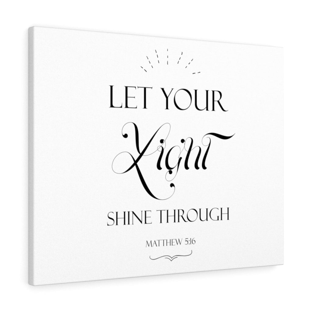 Scripture Walls Matthew 5:16 Light Shrine Through Bible Verse Canvas ...