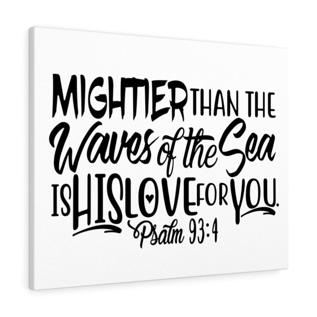 Scripture Walls Psalm 93:4 Mightier Than The Waves Bible Verse Canvas ...
