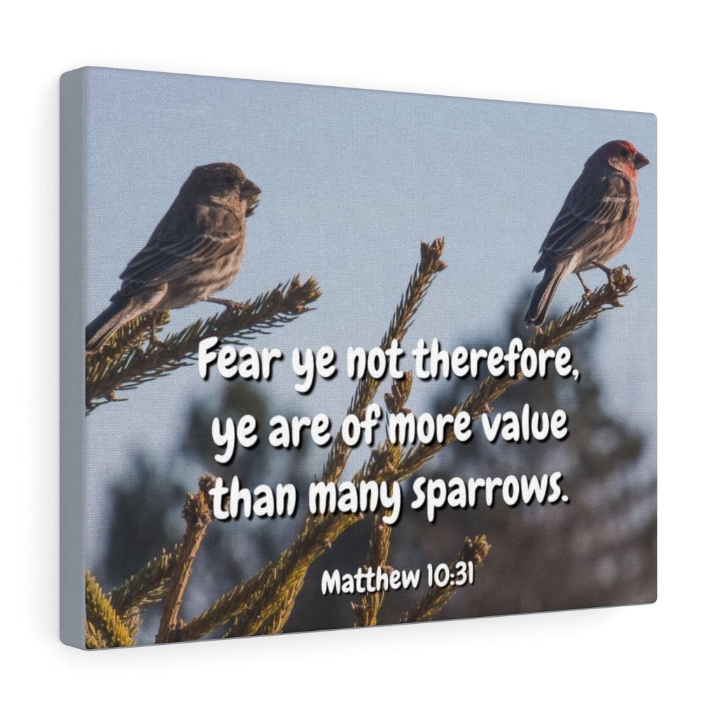 Scripture Walls More Value Matthew 10:31 Bible Verse Canvas Christian ...