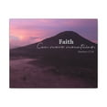 Scripture Walls Move Mountains Matthew 17:20 Pink Christian Wall Art Bible Verse Print Ready to ...