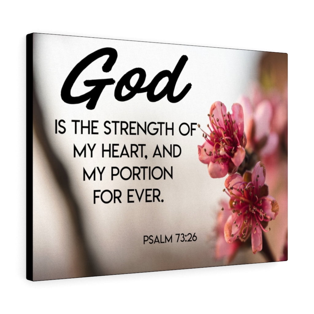 Scripture Walls Psalm 73:26 My Heart And My Portion Bible Verse Canvas ...