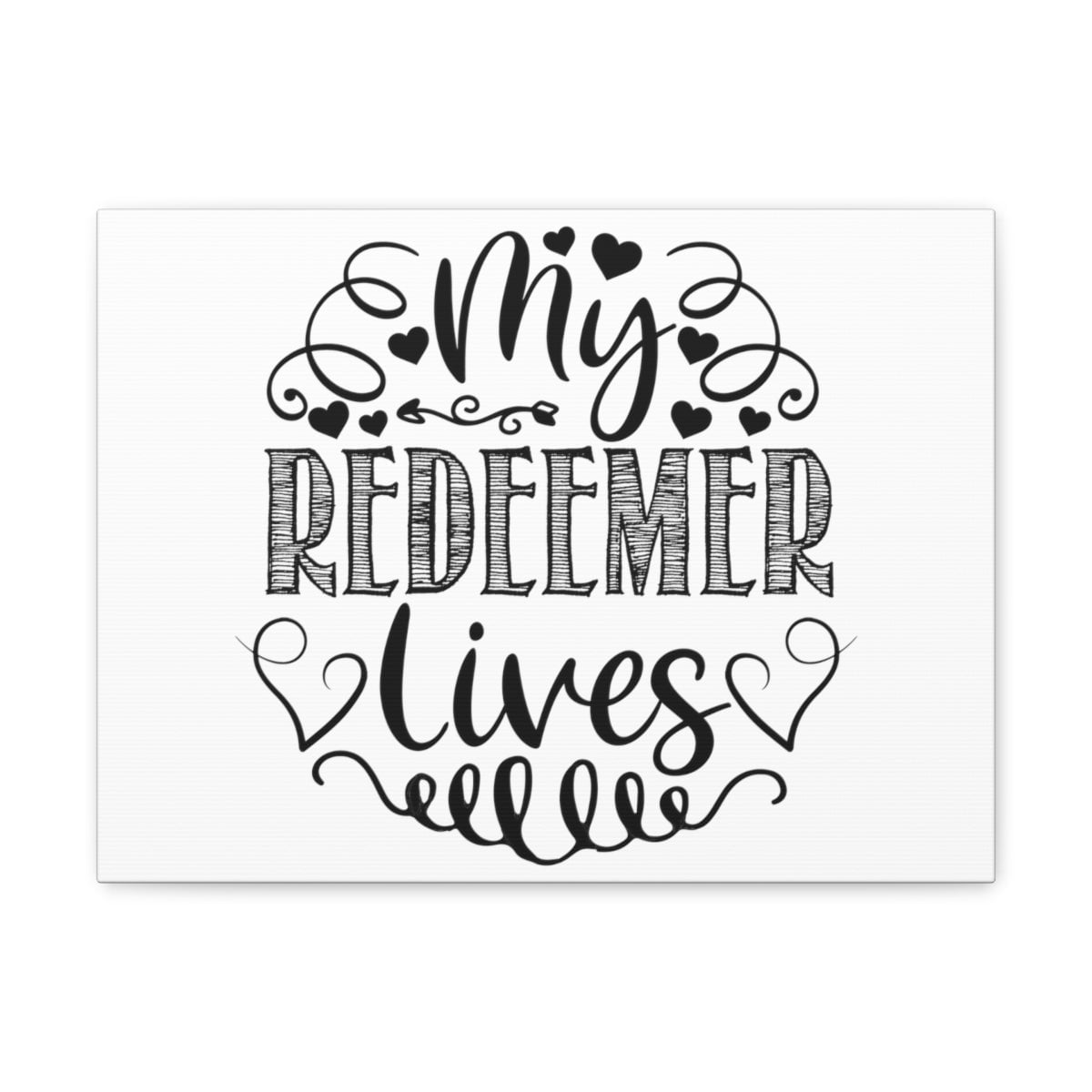 Scripture Walls My Redeemer Lives Job 19:25-26 Christian Wall Art Print ...