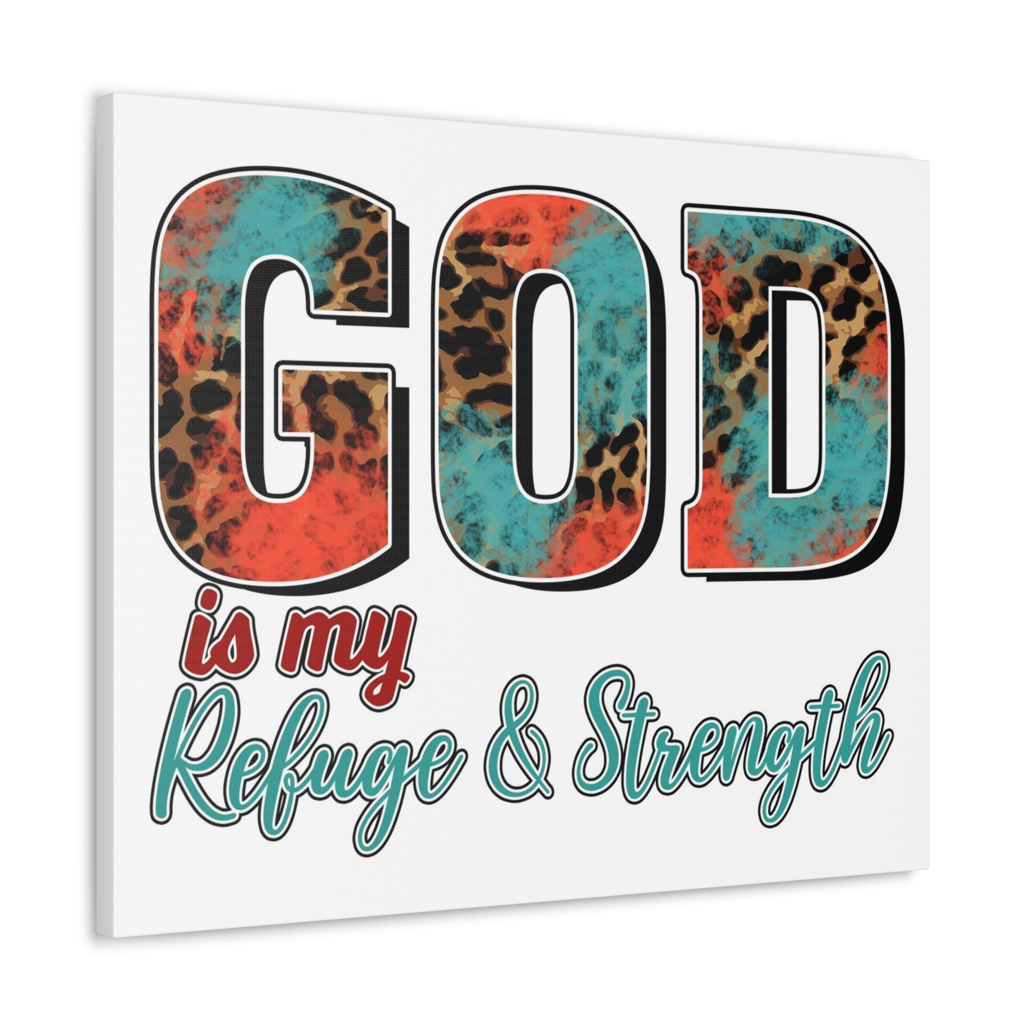 Scripture Walls My Refuge My Strength Bible Verse Canvas Christian Wall ...