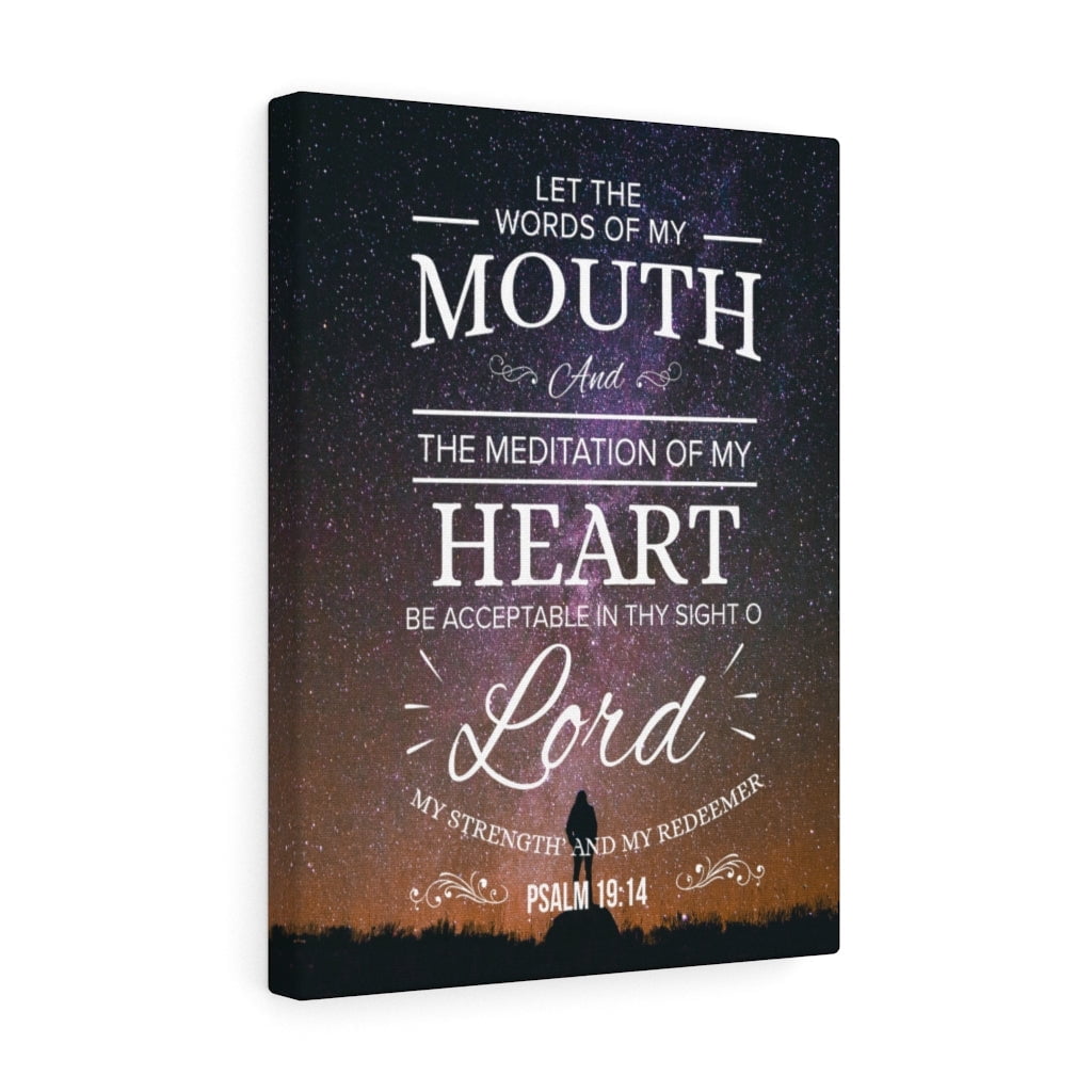Scripture Walls Psalm 19:14 My Strength and Redeemer Bible Verse Canvas ...