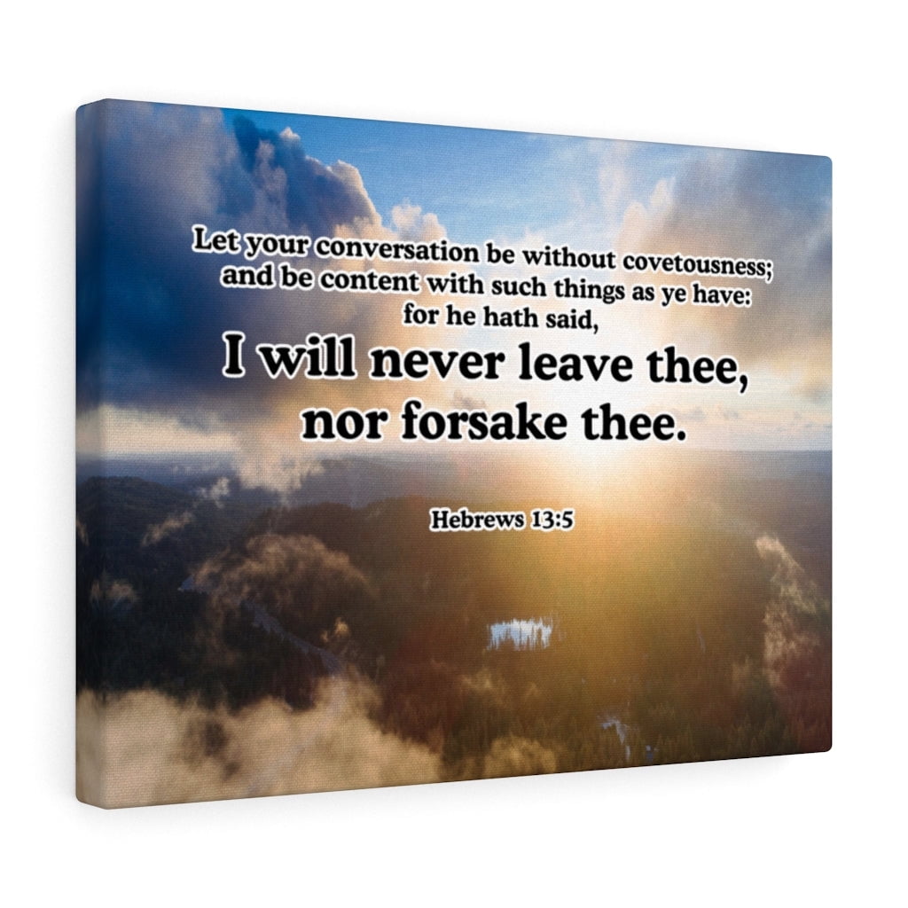 Scripture Walls Never Leave or Forsake You Hebrews 13:5 Wall Art ...