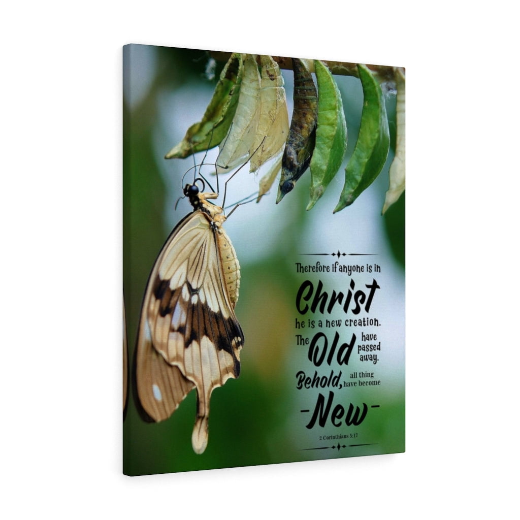 Scripture Walls New Creation 2 Corinthians 5:17 Bible Verse Canvas ...