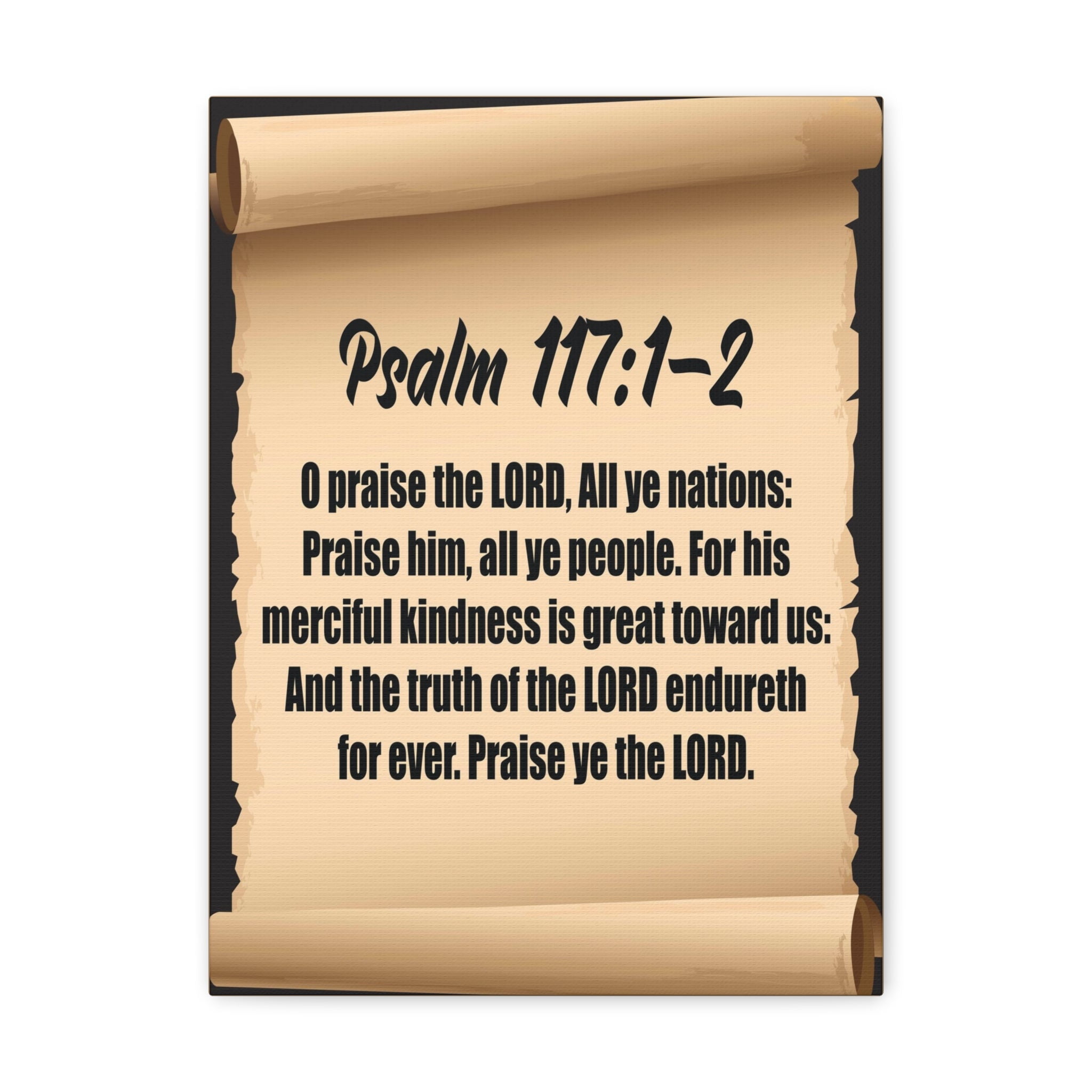 Scripture Walls O praise the Lord Psalm 117:2 Christian Wall Art Bible ...