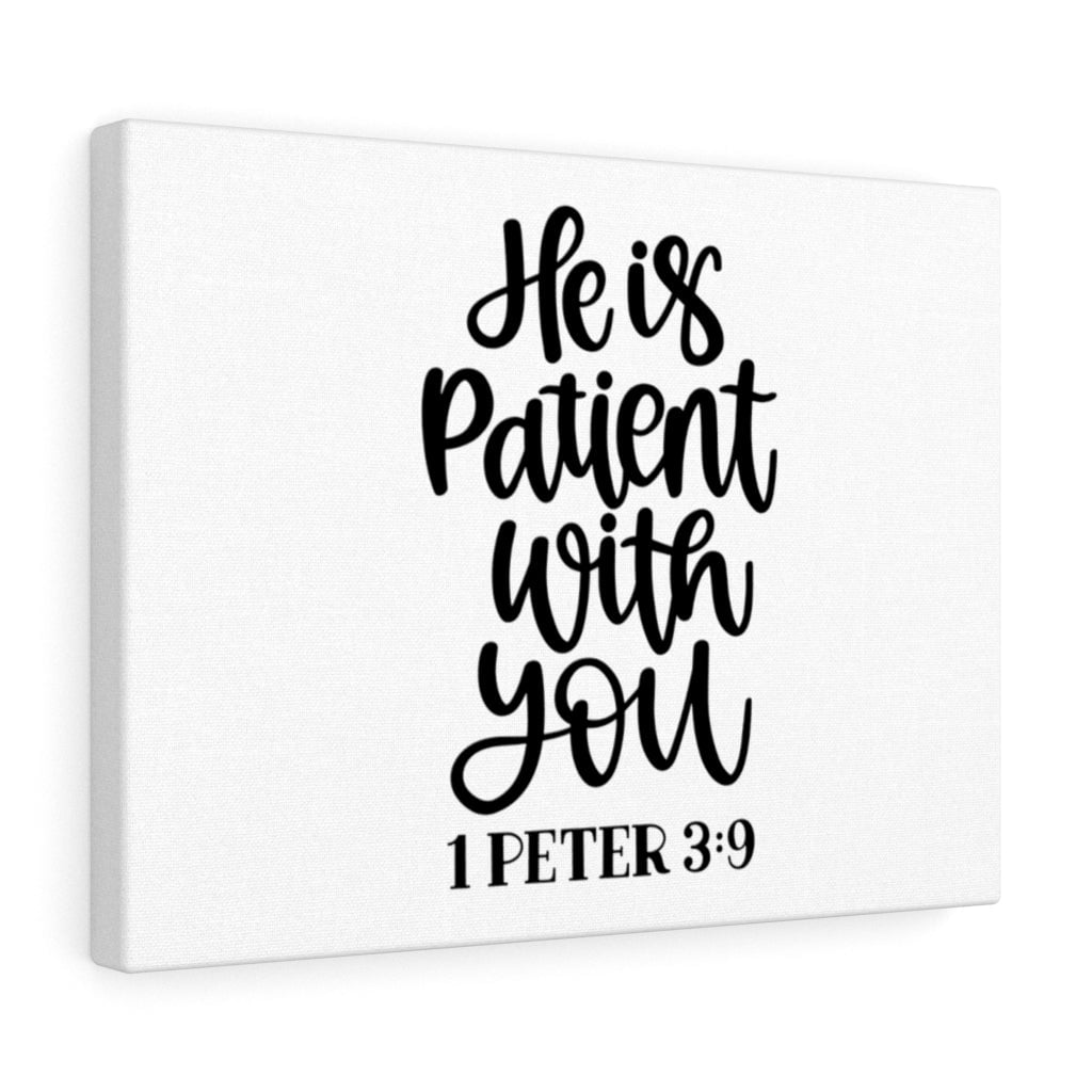 Scripture Walls Patient 1 Peter 3:9 Bible Verse Canvas Christian Wall ...