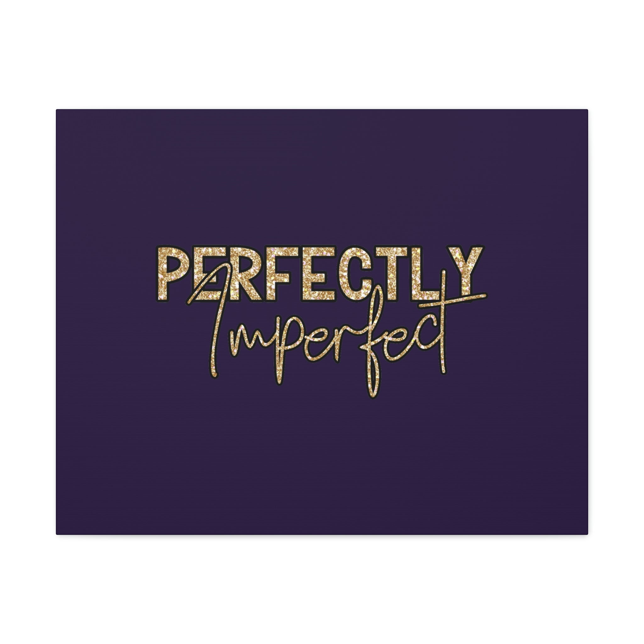Scripture Walls Perfectly Imperfect Genesis 1:27 Gold Glitter Purple ...