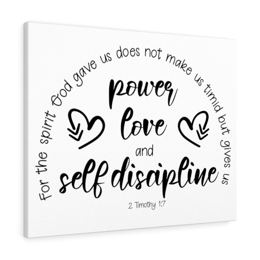 Scripture Walls Power Love And Self-Discipline 2 Timothy 1:7 Bible ...