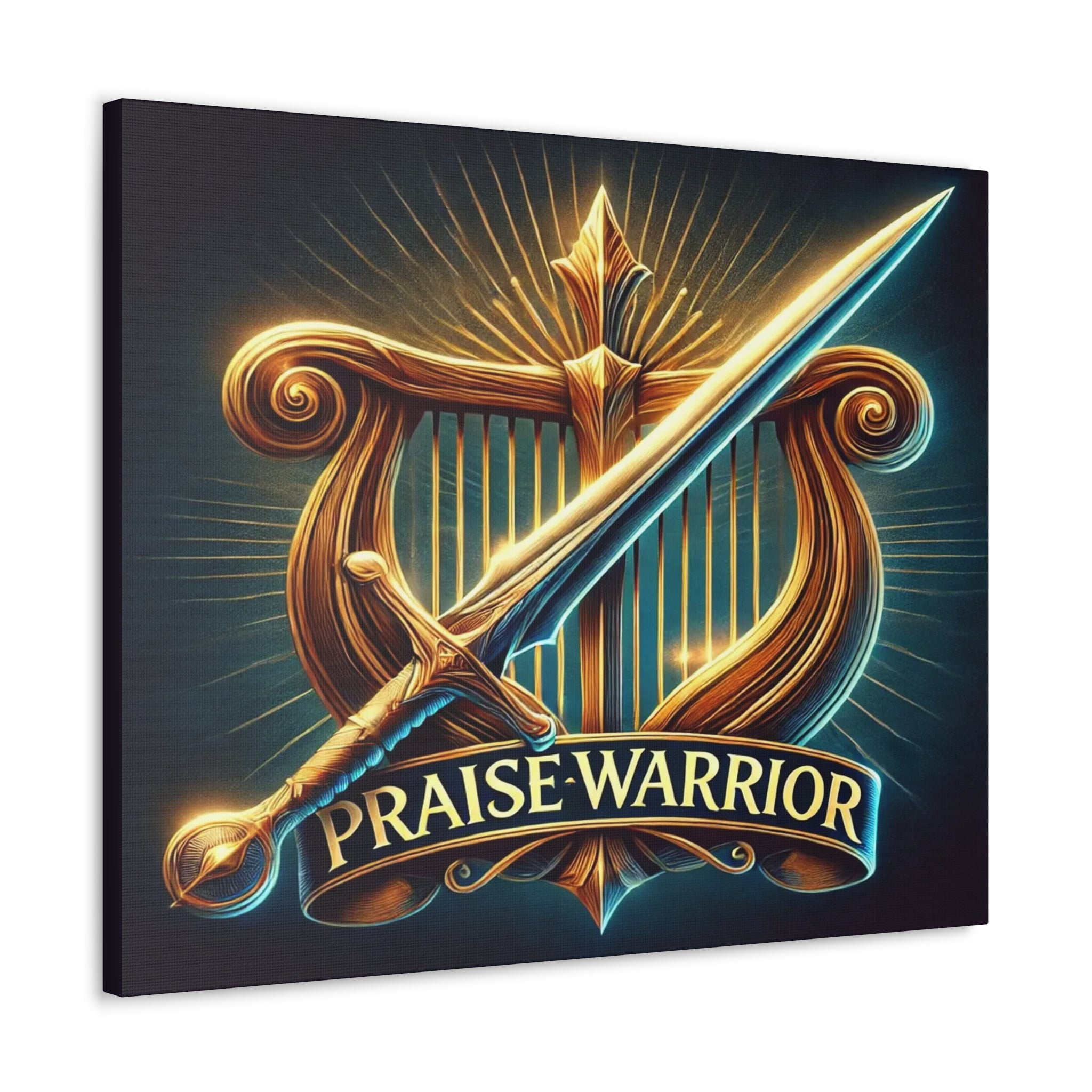 Scripture Walls Praise Warrior Psalm 149 Bible Verse Canvas Christian ...