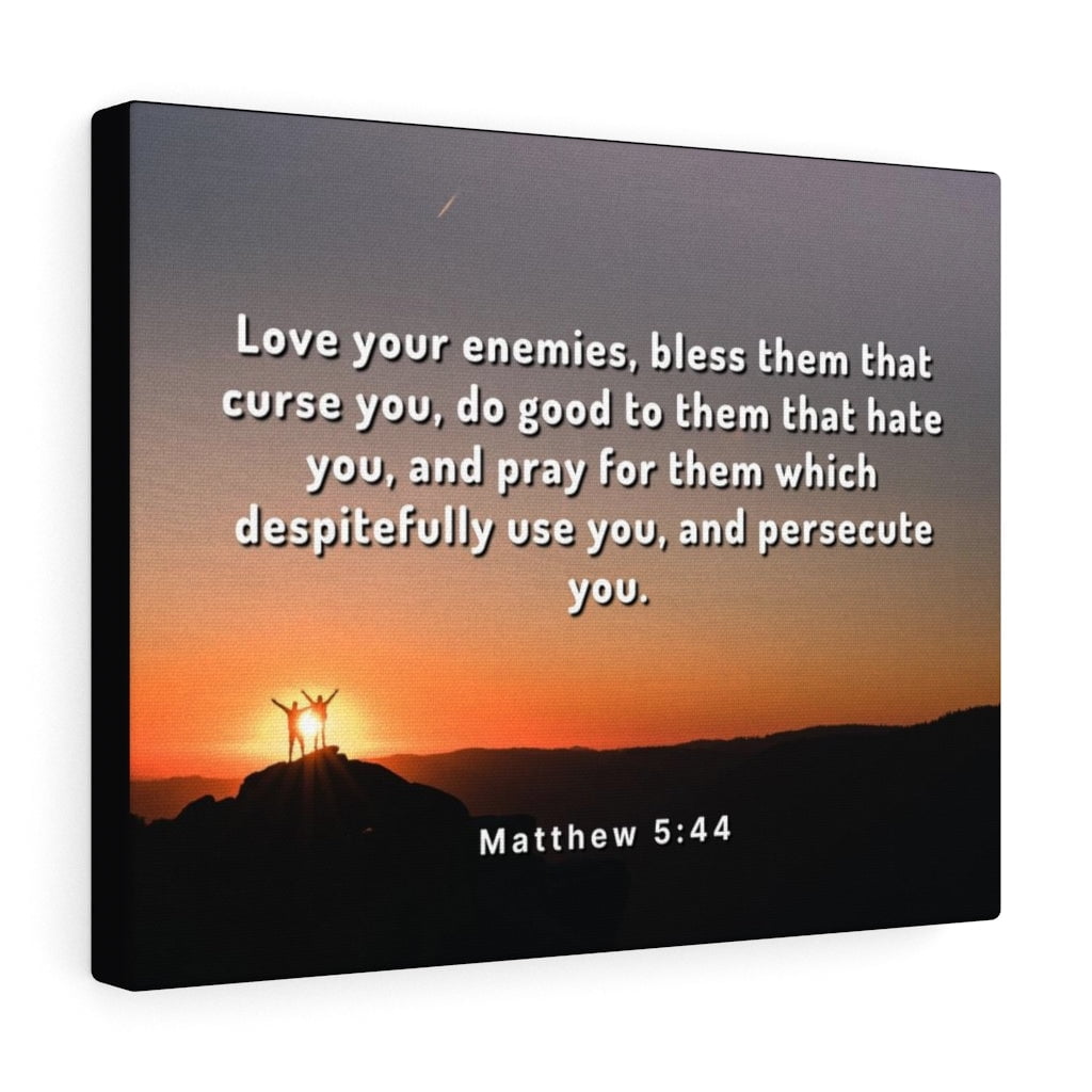 Scripture Walls Pray For Them Matthew 5:44 Bible Verse Canvas Christian ...
