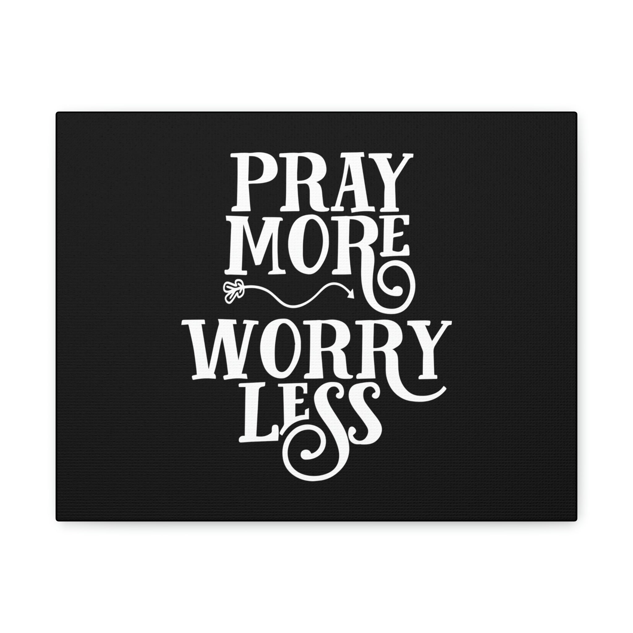 Scripture Walls Pray More, Worry Less Philippians 4:6 Curvy Arrow ...