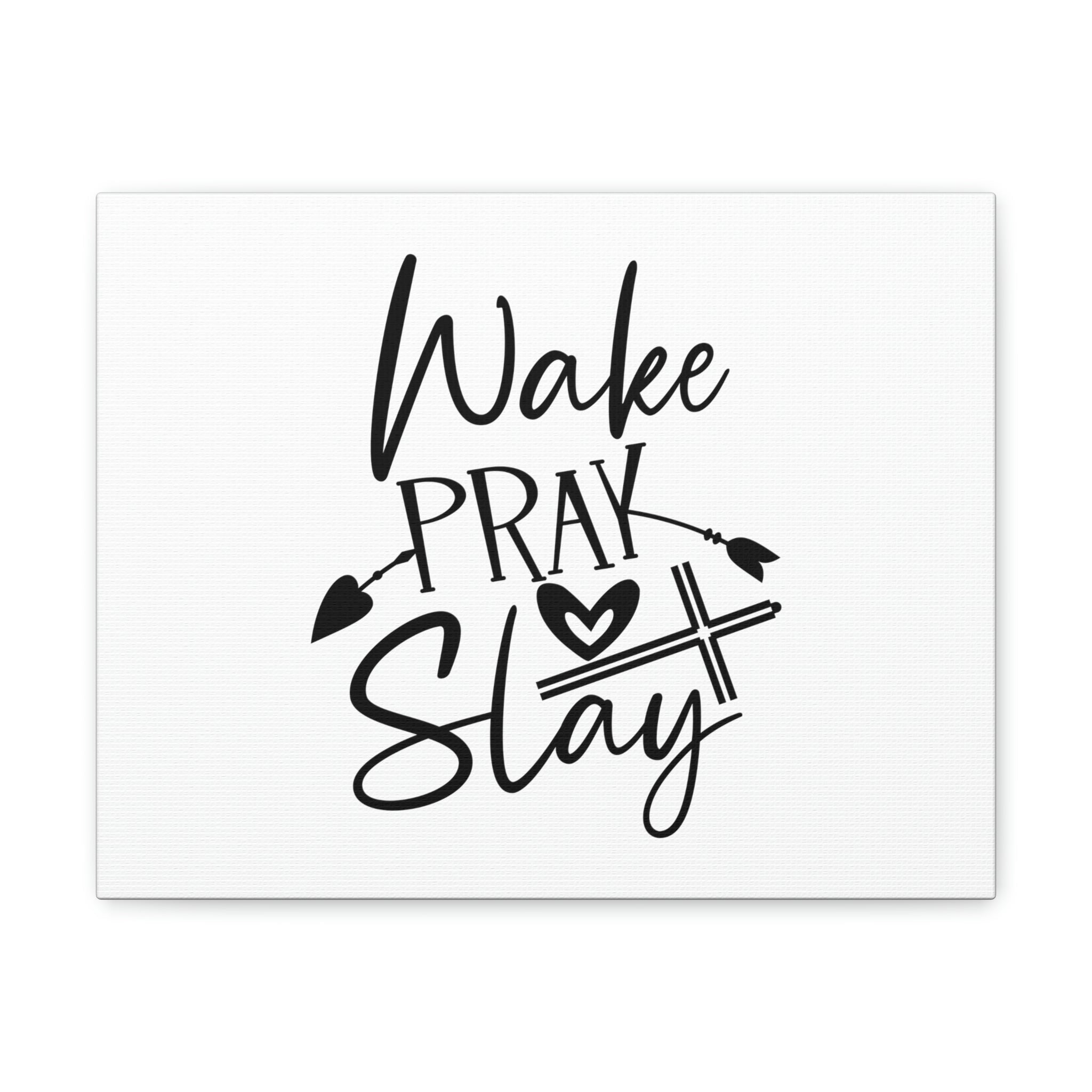 Scripture Walls Pray & Slay Luke 21:36 Arrow Heart Christian Wall Art ...