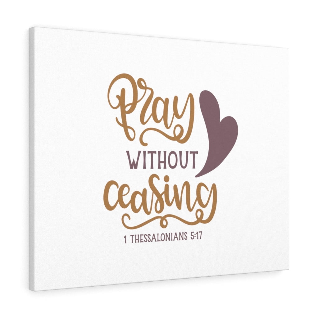 Scripture Walls Pray Without Ceasing Heart 1 Thessalonians 5:17 Bible ...