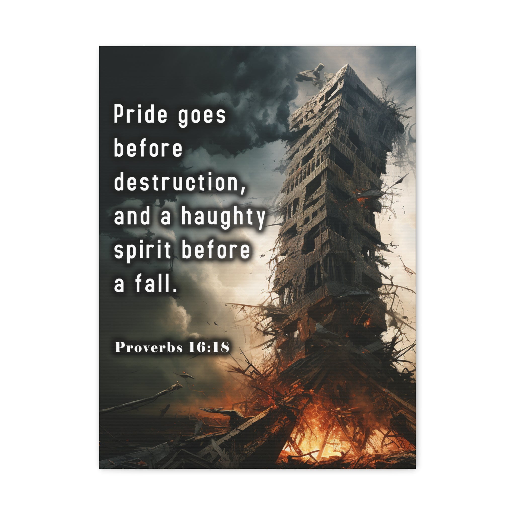 Scripture Walls Pride Before Fall Proverbs 16:18 Christian Wall Art ...
