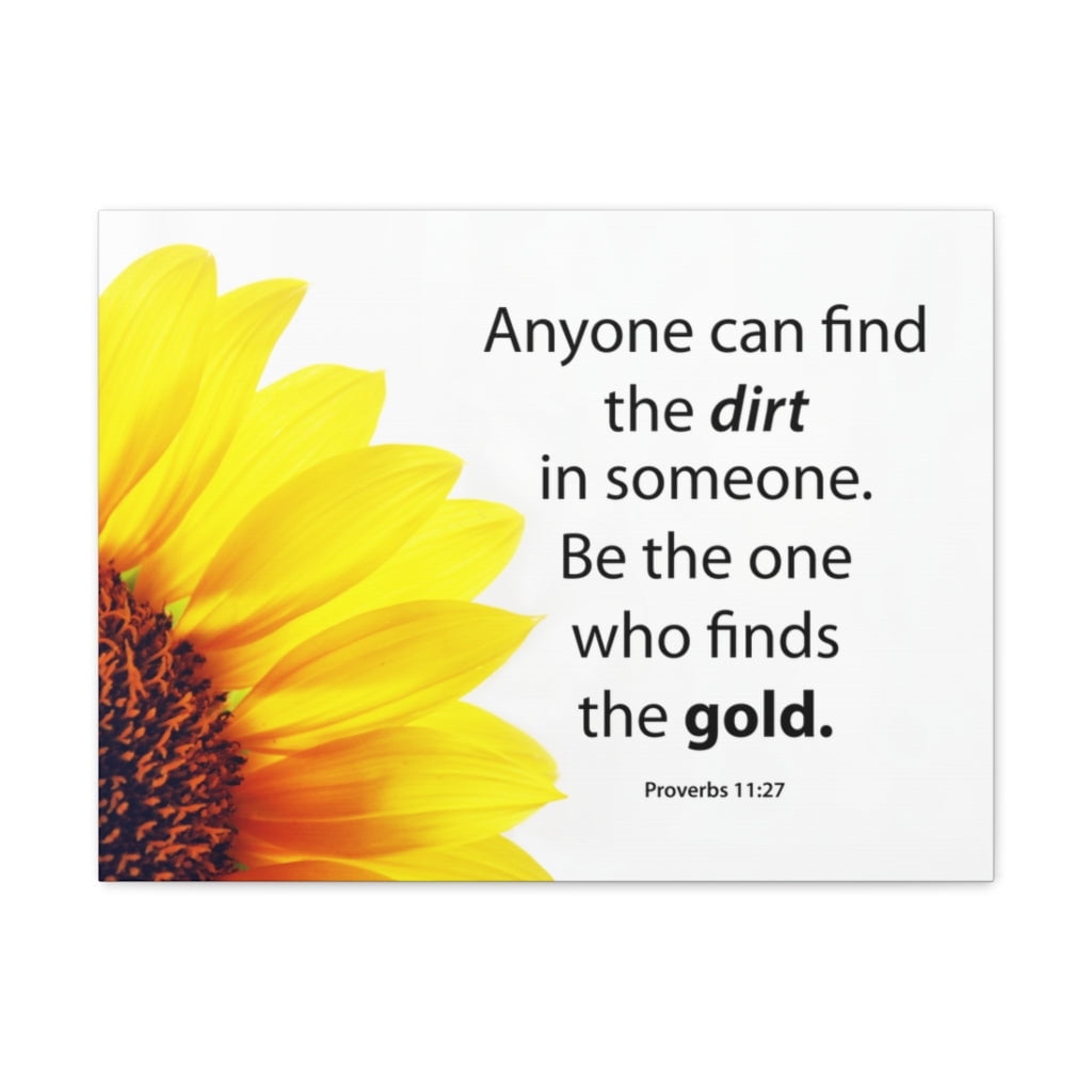 Scripture Walls Proverbs 11:27 Be The One Bible Verse Canvas Christian ...