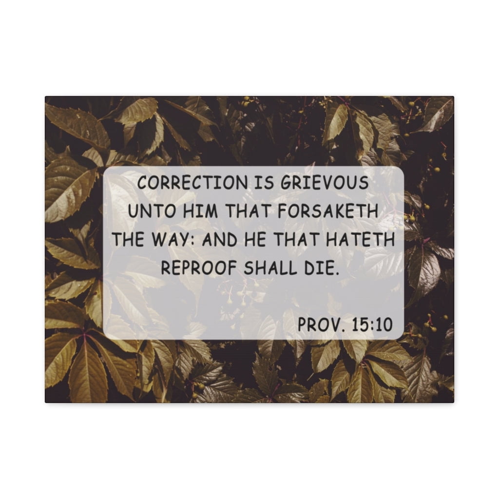 Scripture Walls Proverbs 15:10 Unto Him Bible Verse Canvas Christian ...