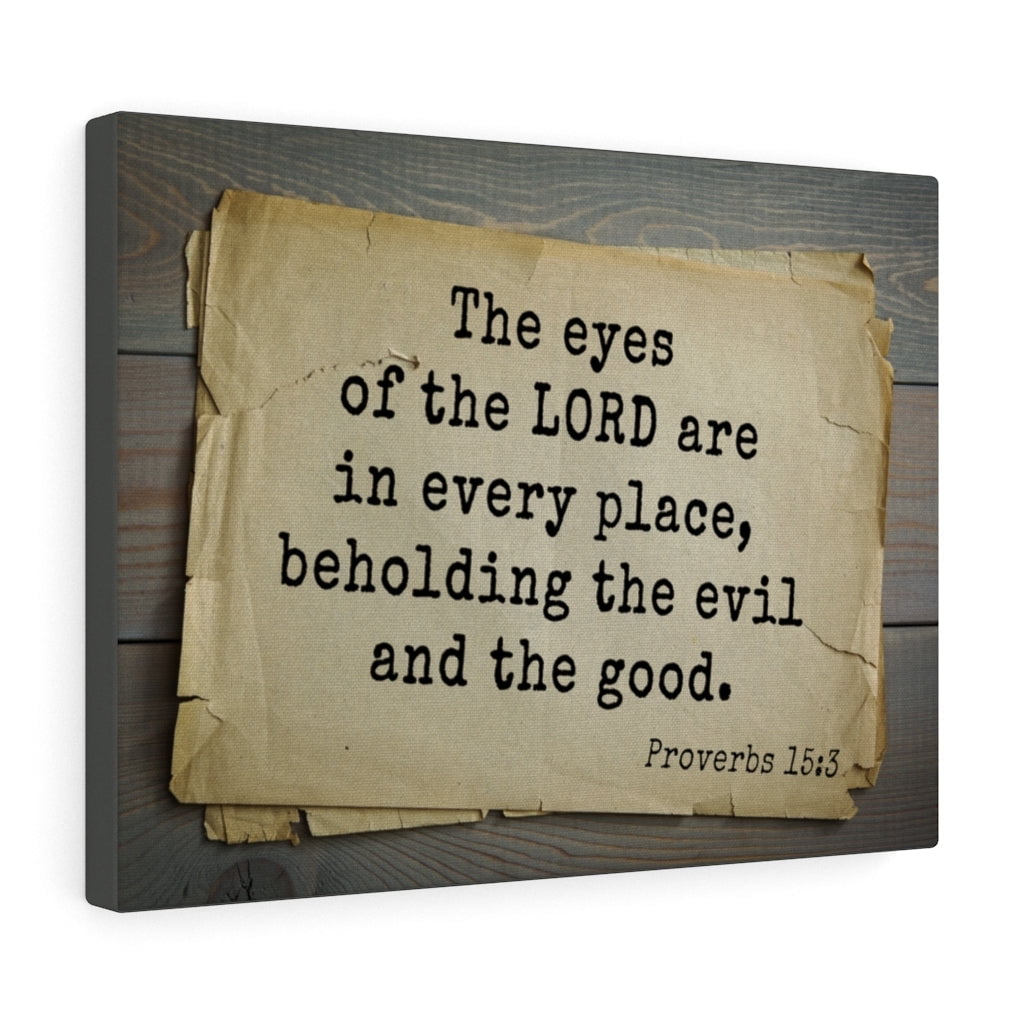 Scripture Walls Proverbs 15:3 Eyes Of The Lord Bible Verse Canvas ...