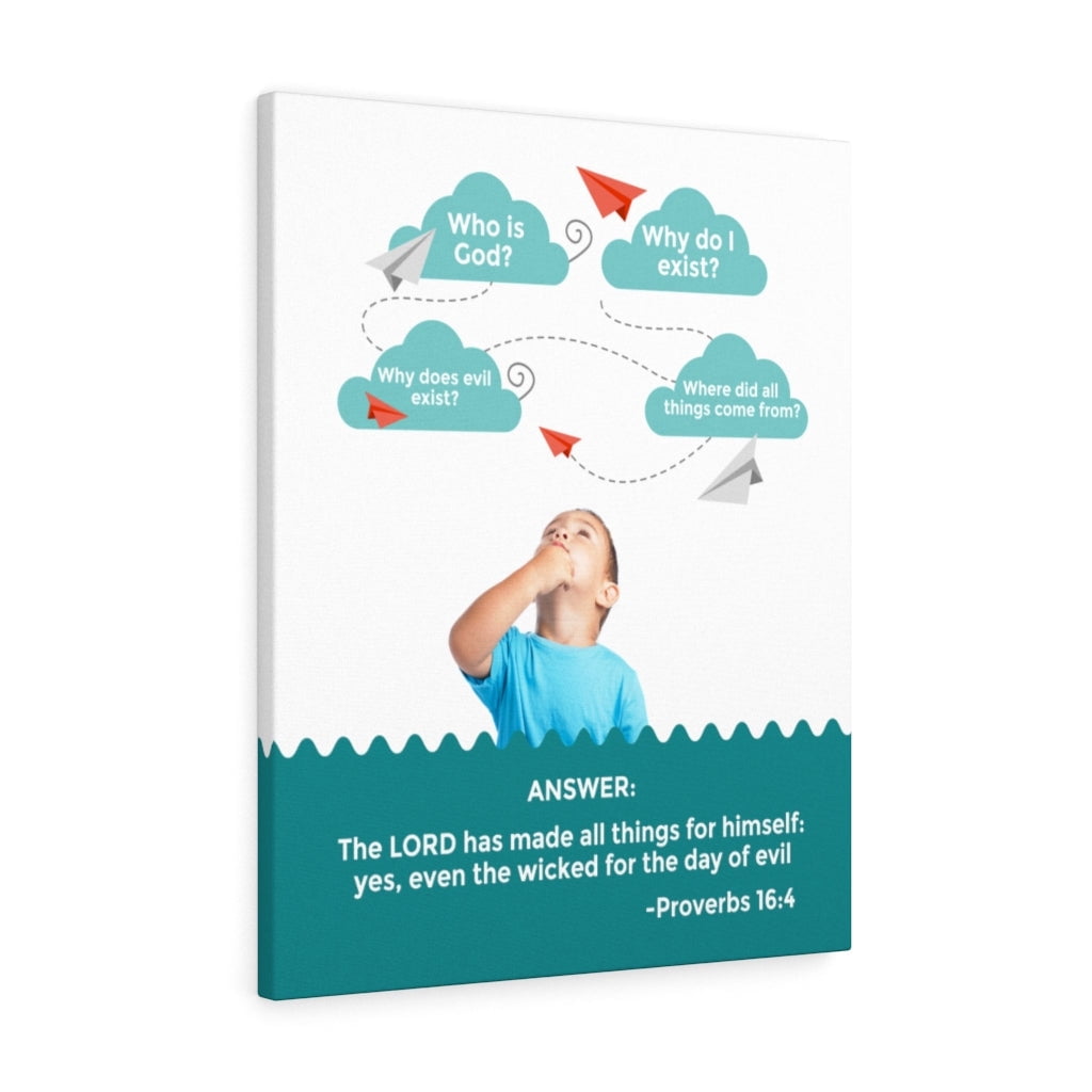 Scripture Walls Proverbs 16:4 All Things Bible Verse Canvas Christian Wall Art Ready to Hang ...