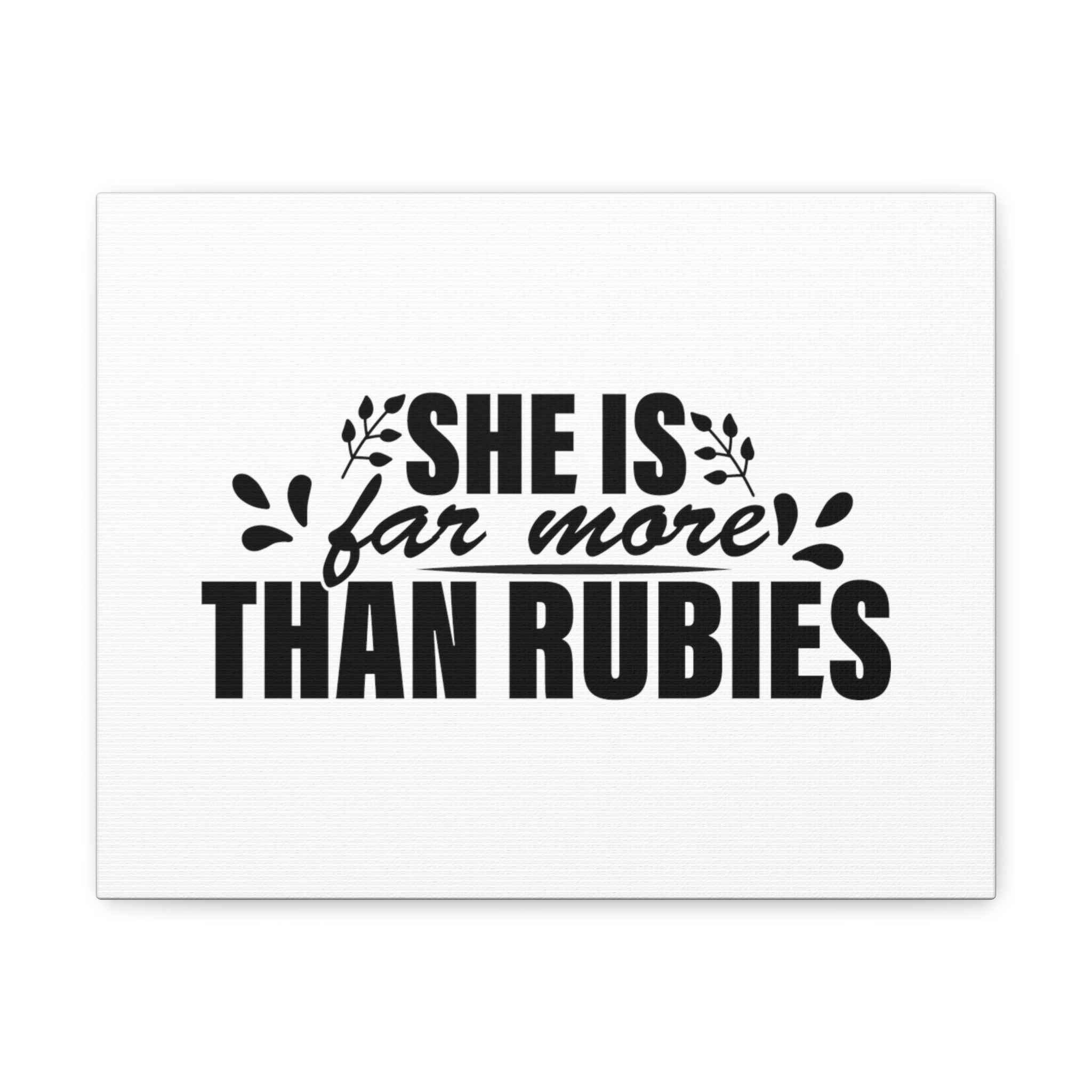 Scripture Walls Proverbs 3:15 She Is Far More Than Rubies Bold Bible ...
