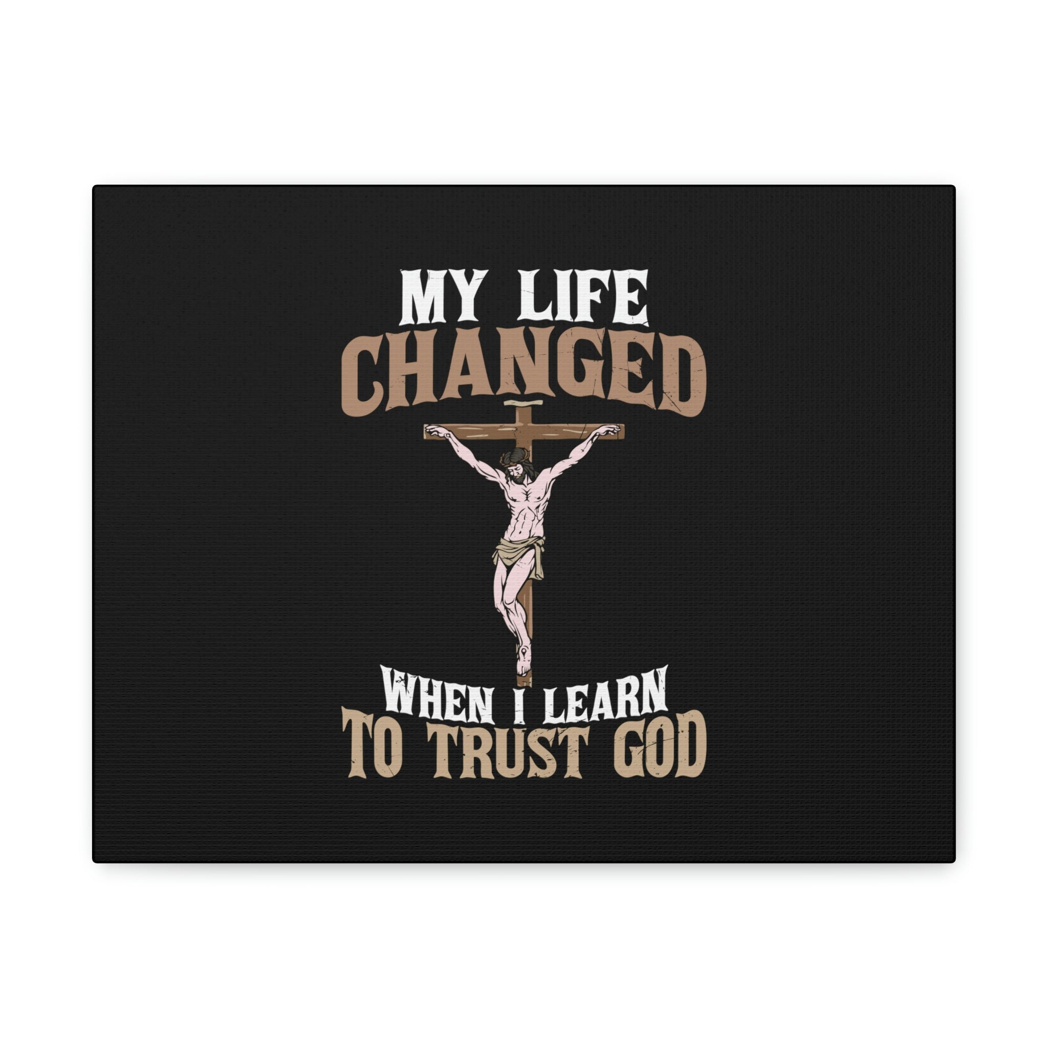 Scripture Walls Proverbs 3:5 I Learn To Trust Cross Bible Verse Canvas ...