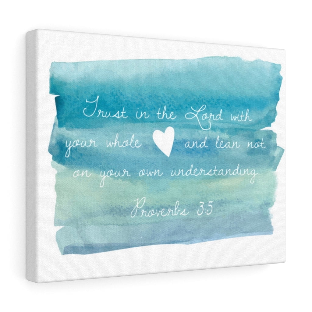 Scripture Walls Proverbs 3:5 In The Lord Bible Verse Canvas Christian ...